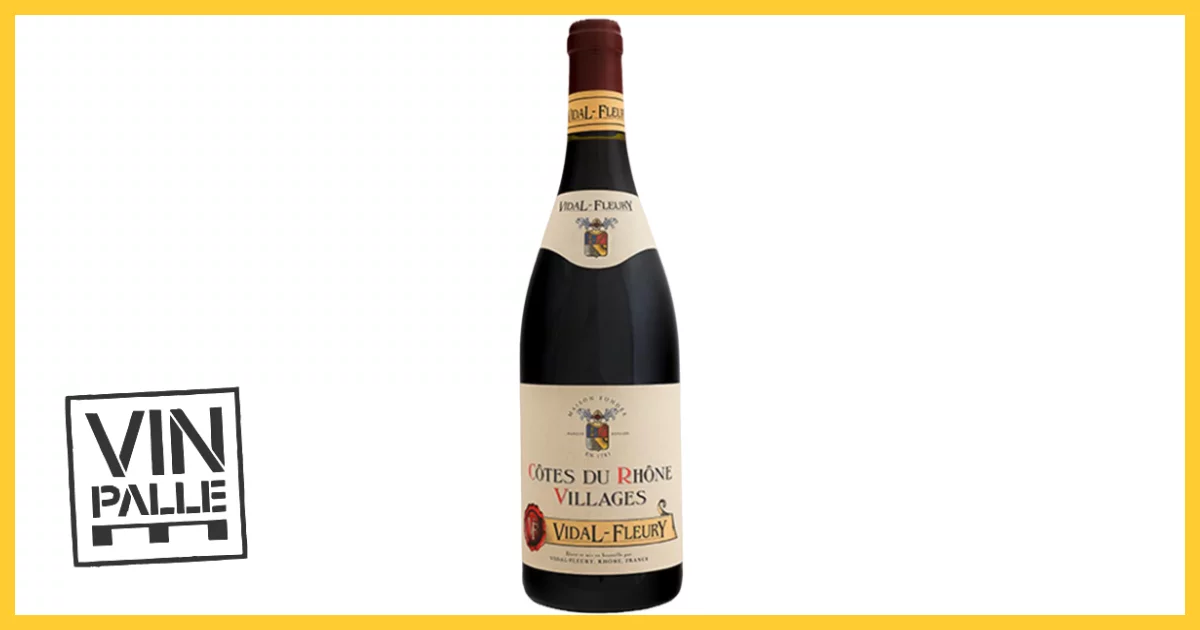 Côtes-du-Rhône Villages Vidal-Fleury 2019 - Vinpalle