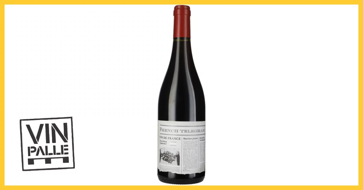 French Telegram Rouge Vin de France - Vinpalle